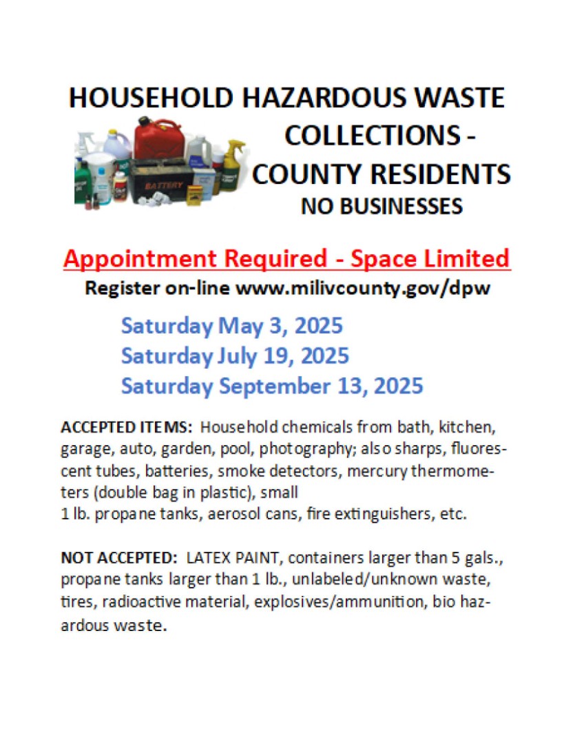 Conway Township - Livingston County Hazardous Household Waste ...